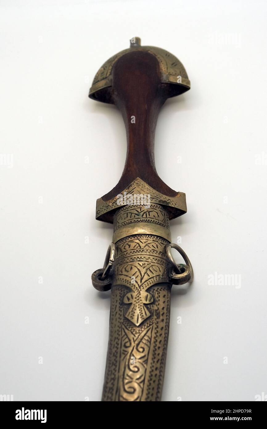 traditional moroccan knife, Morocco, Africa Stock Photo - Alamy