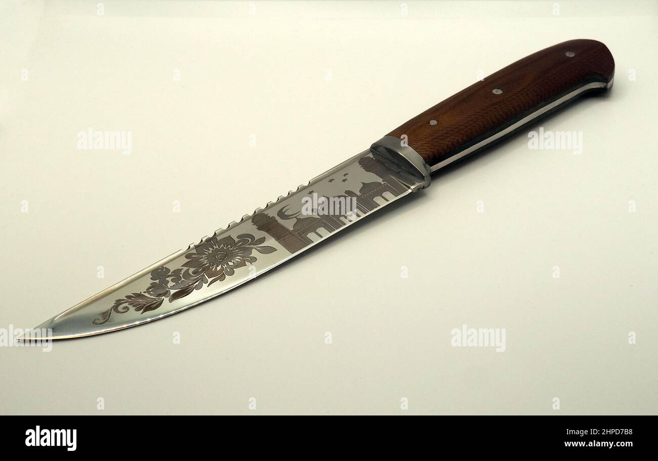 traditional Uzbek knife, Uzbekistan, Central Asia Stock Photo - Alamy