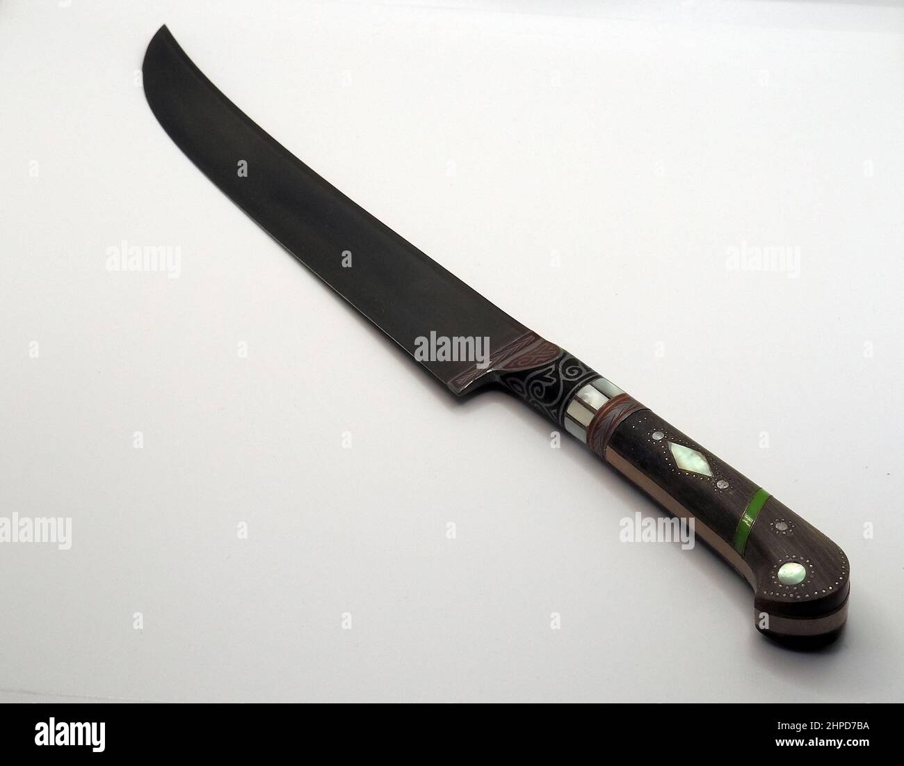 traditional Uzbek knife, Uzbekistan, Central Asia Stock Photo - Alamy