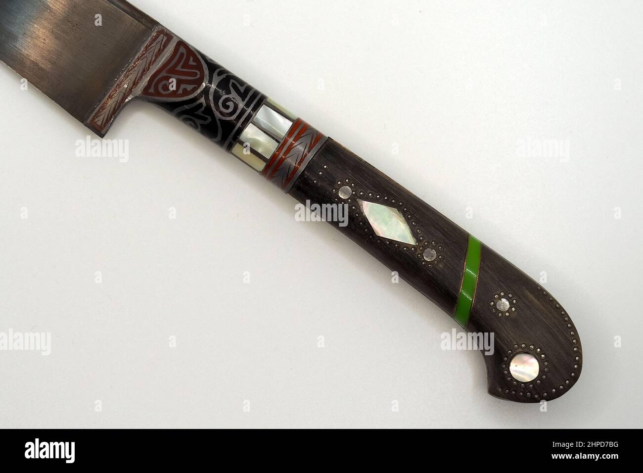 traditional Uzbek knife, Uzbekistan, Central Asia Stock Photo - Alamy