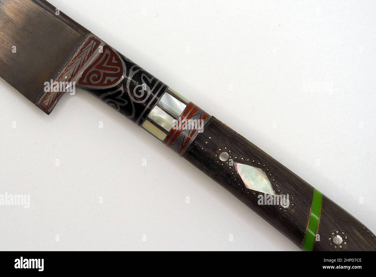 traditional Uzbek knife, Uzbekistan, Central Asia Stock Photo - Alamy