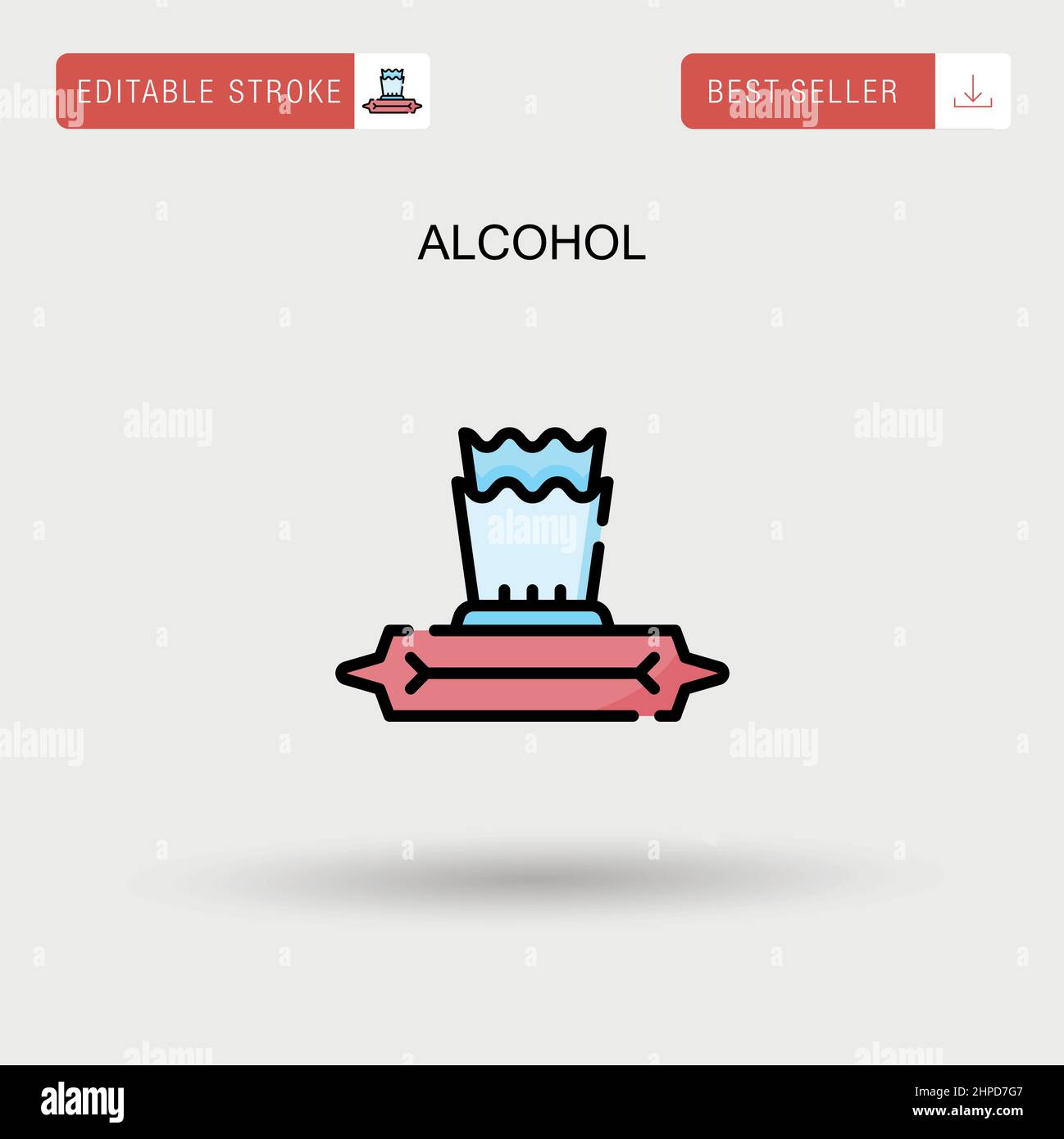 Alcoholic sanitizer Stock Vector Images - Alamy