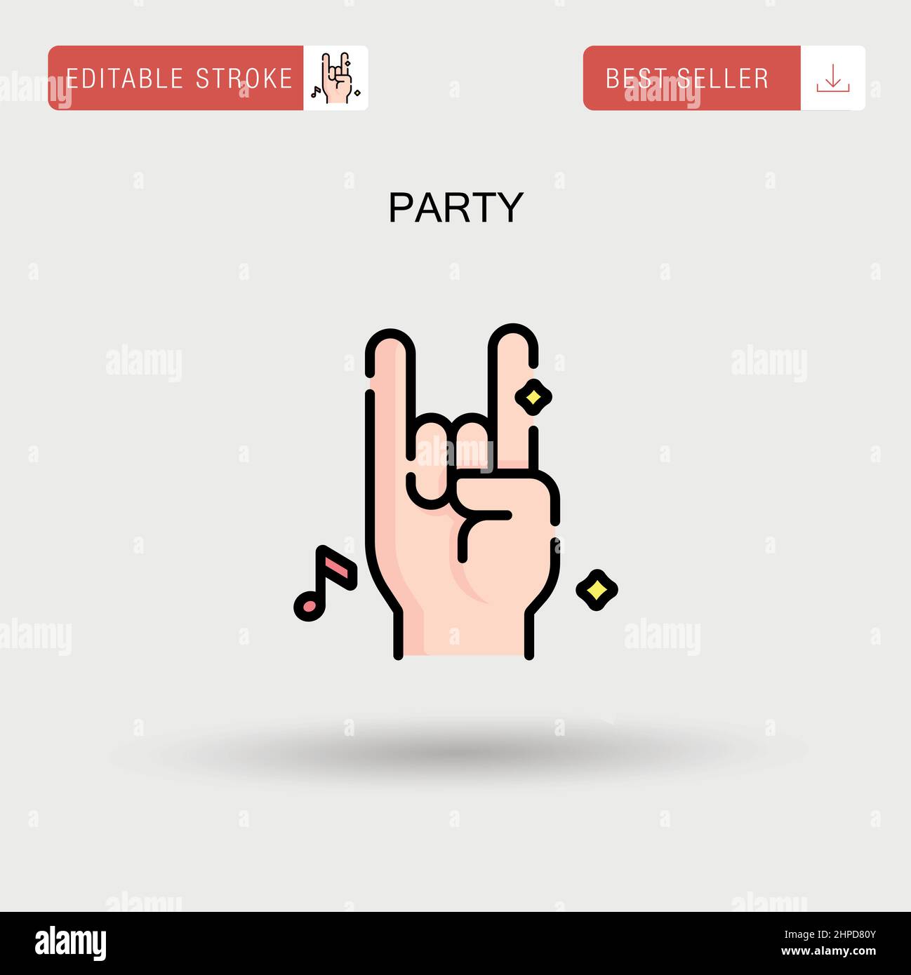 Party friends disco Stock Vector Images - Alamy