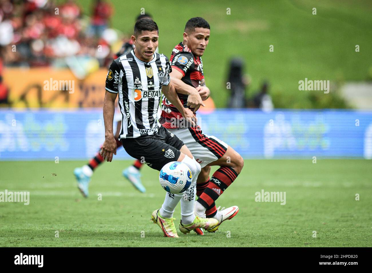 CUIABÁ, MT - 20.02.2022: SUPERCOPA ATLETICO MG X FLAMENGO - During Atletico MG x Flamengo, a ...