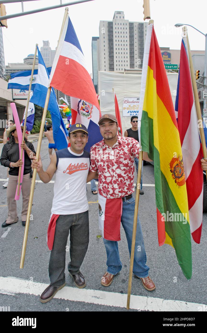 Gay Pride Parade in Atlanta Georgia GA, US, USA Stock Photo - Alamy