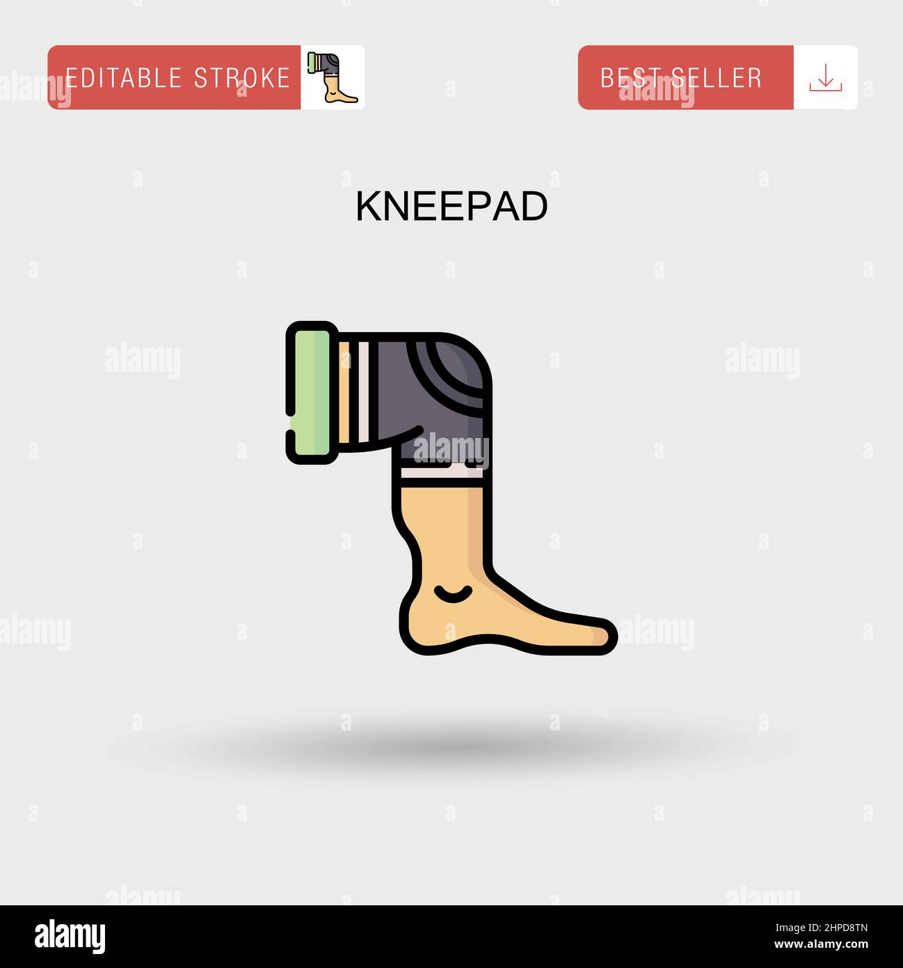 Sport legs protection Stock Vector Images - Alamy