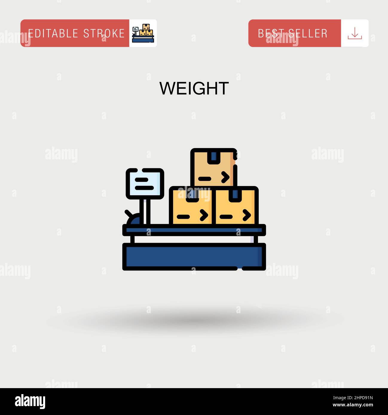 Weight Simple vector icon Stock Vector Image & Art - Alamy