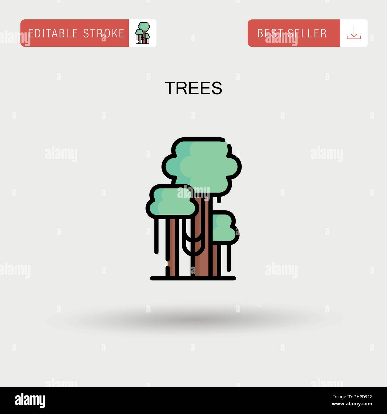 Sunlight and trees background Stock Vector Images - Alamy