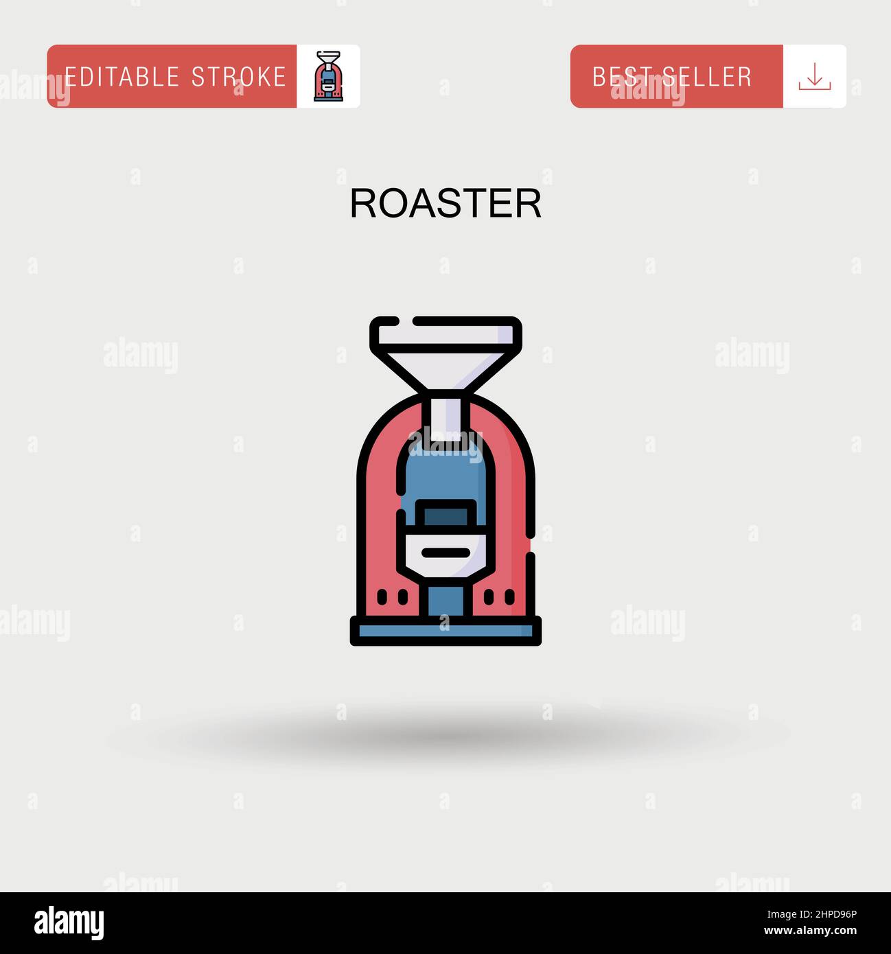 Roaster Simple vector icon Stock Vector Image & Art - Alamy