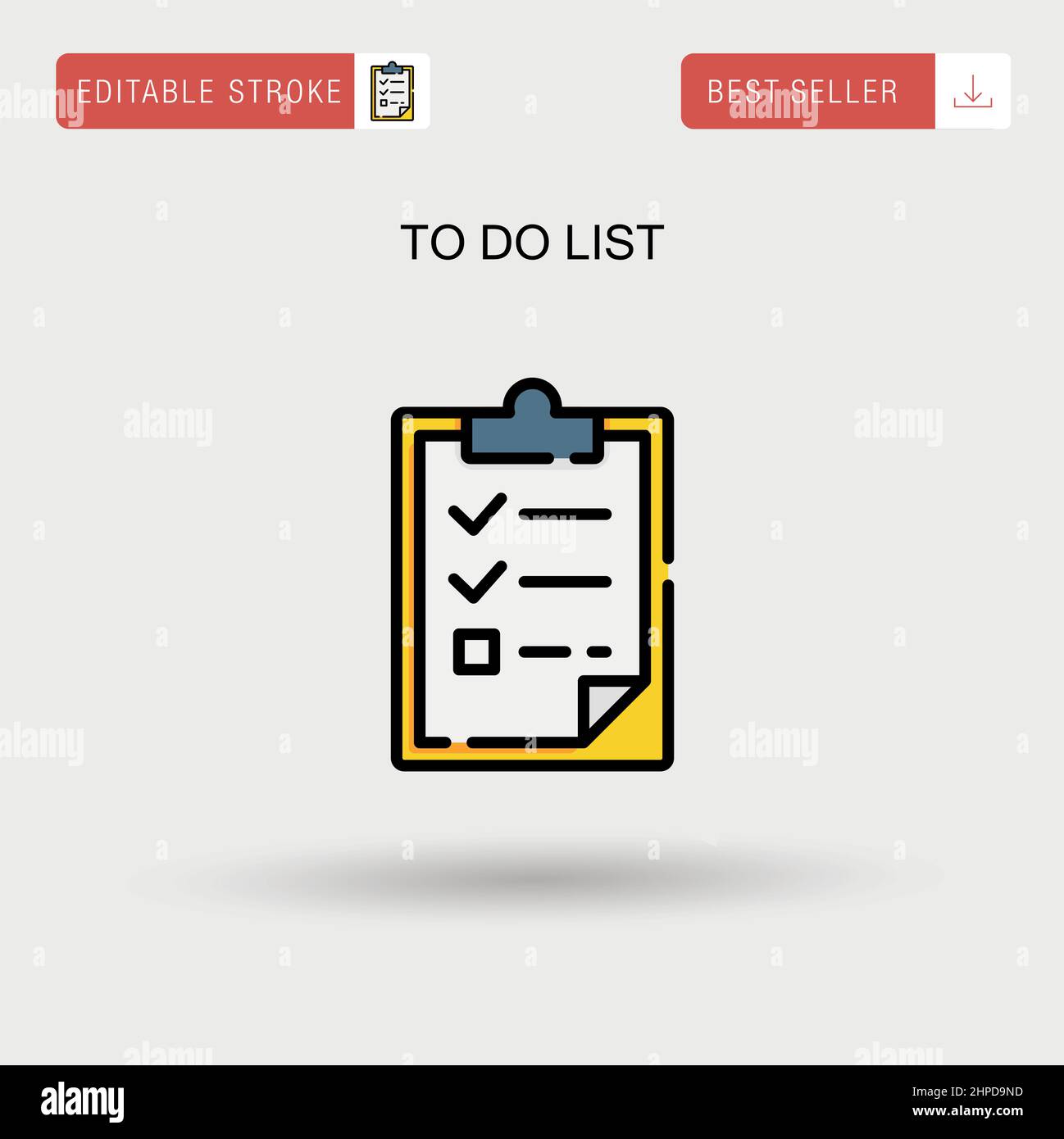 To do list Simple vector icon Stock Vector Image & Art - Alamy