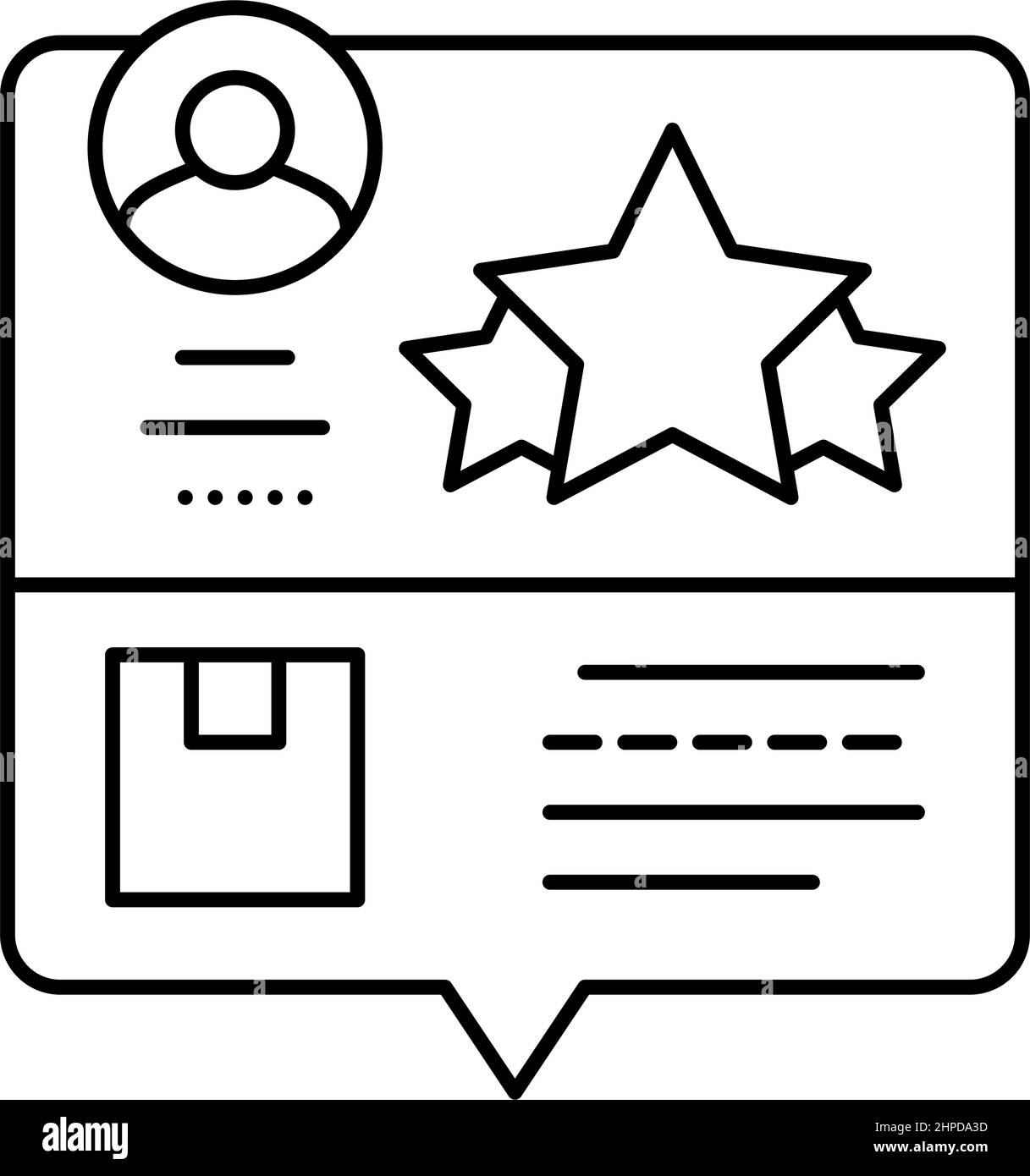 customer like review line icon vector illustration Stock Vector Image ...