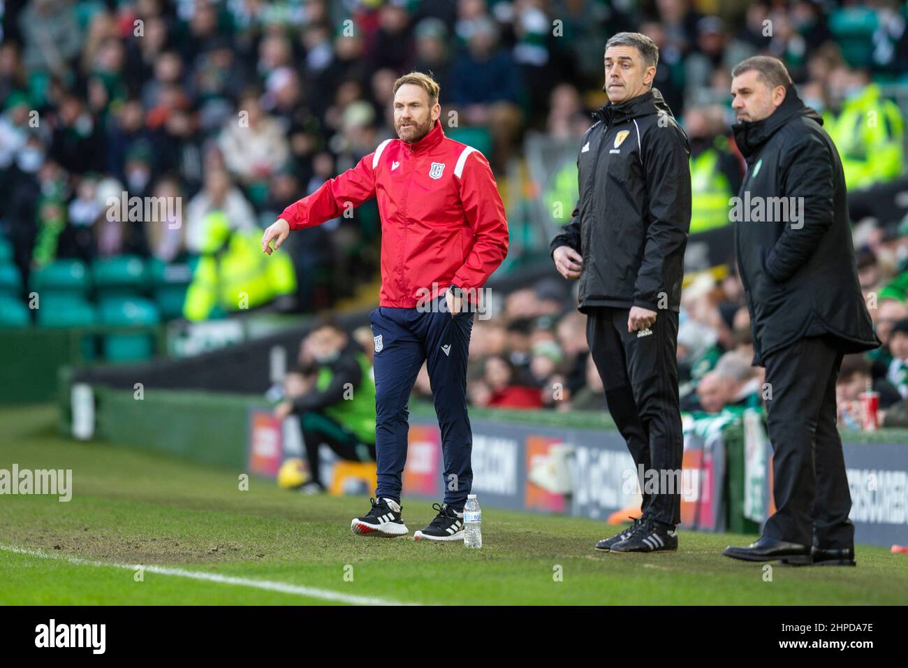 20th February 2022 ; Celtic Park, Glasgow, Scotland; Scottish premier ...