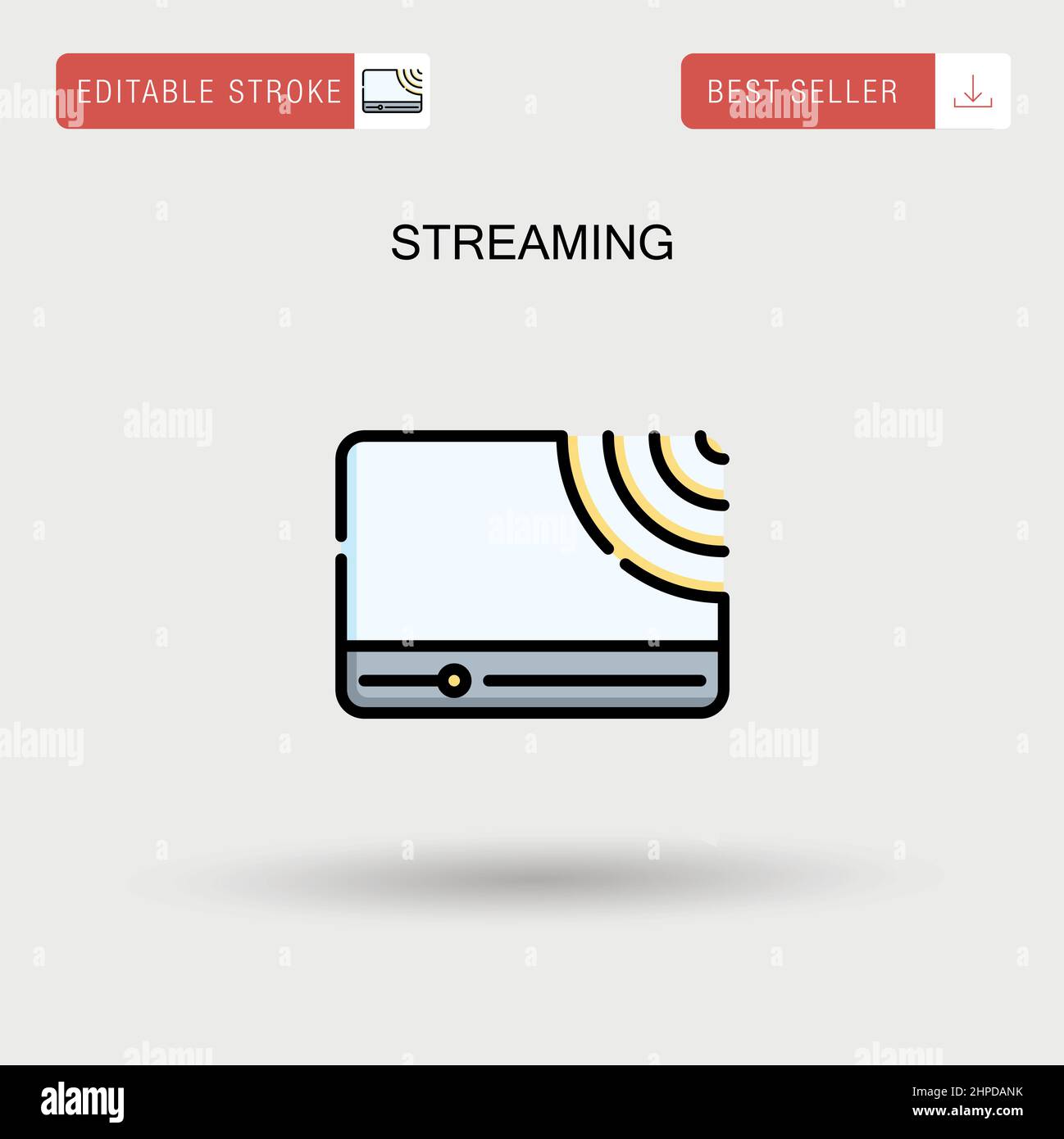 Digital media music streaming Stock Vector Images - Alamy