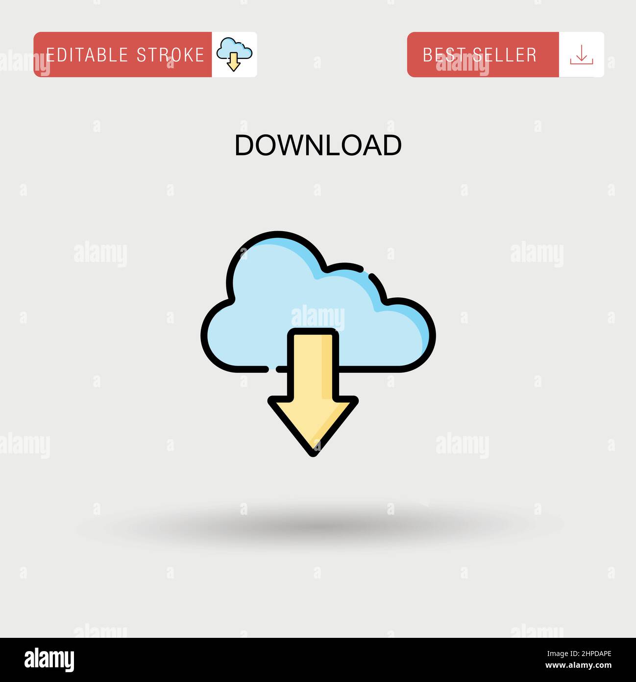Downloading symbol hi-res stock photography and images - Alamy