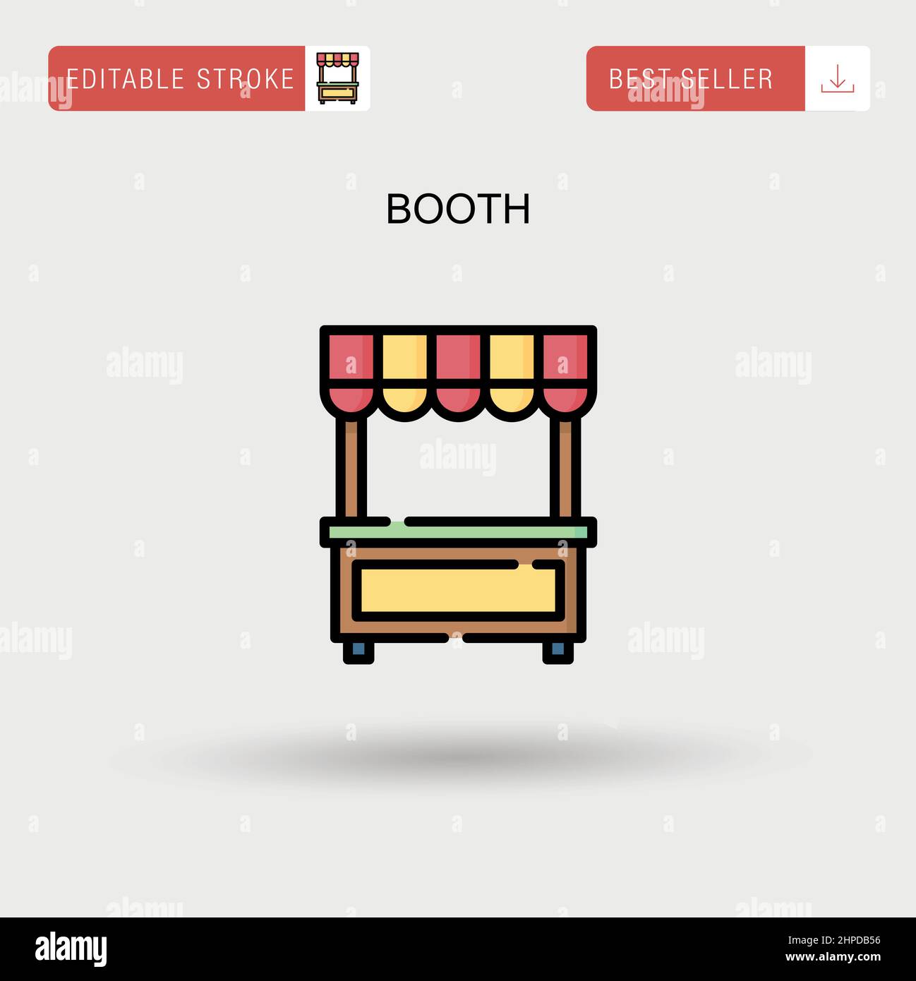 Booth hall Stock Vector Images - Alamy