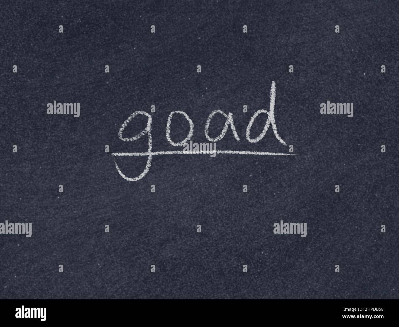 goad concept word on blackboard background Stock Photo - Alamy