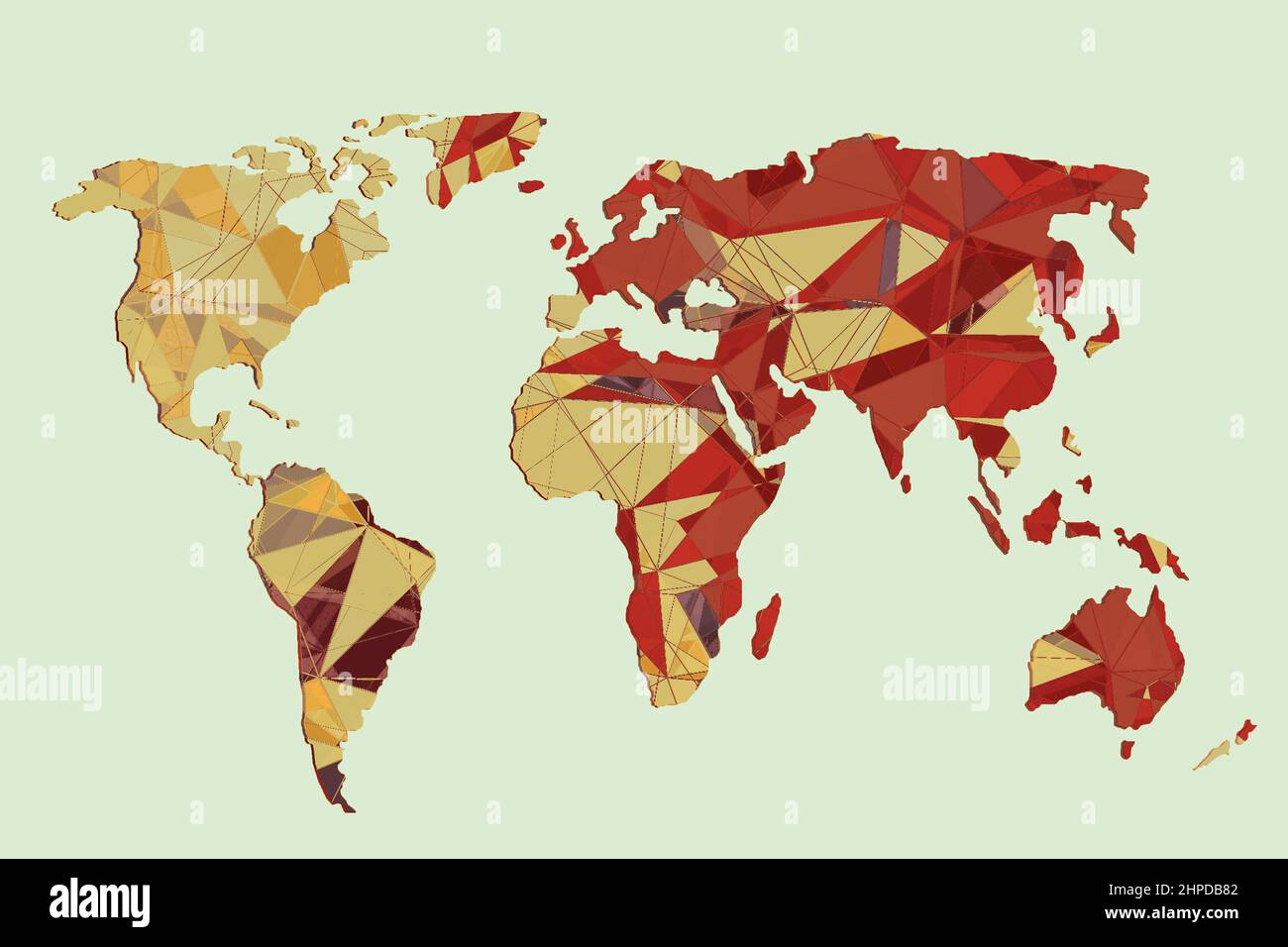 World map design. Earth with continents. Map of europe and america ...