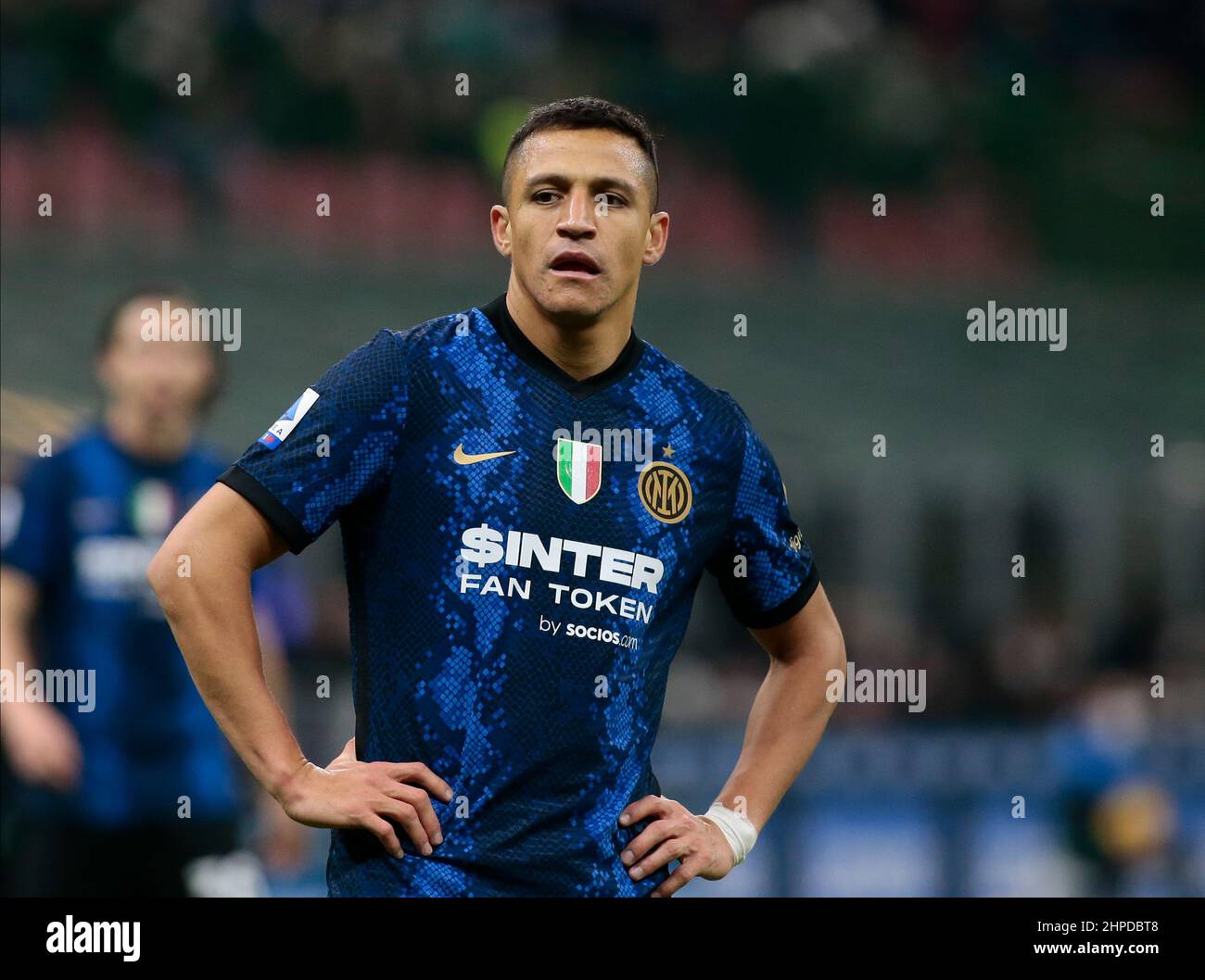 Alexis Sanchez of Inter during the Italian Serie A football match ...