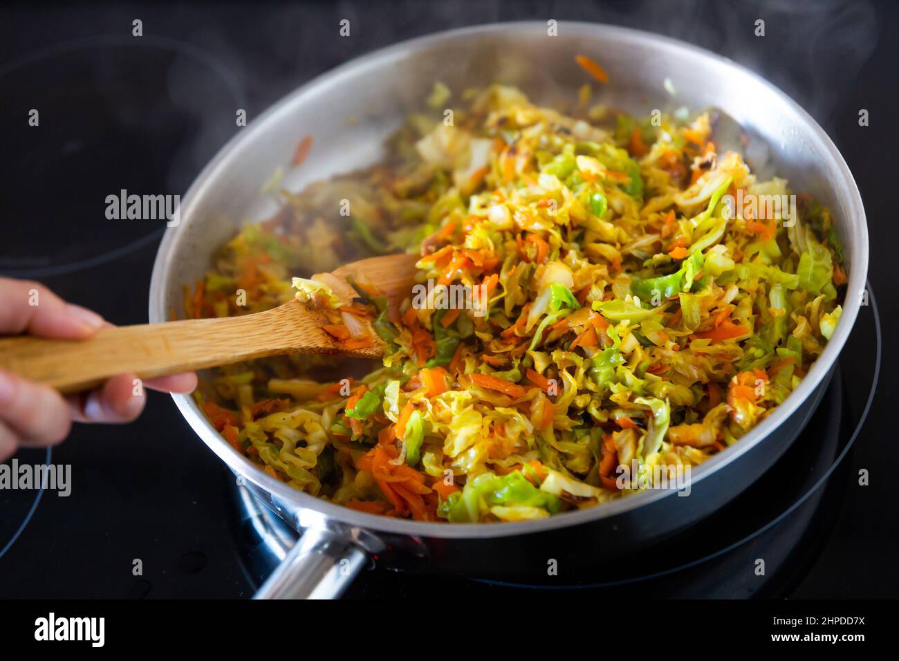 Hand shredded cabbage hi-res stock photography and images - Alamy