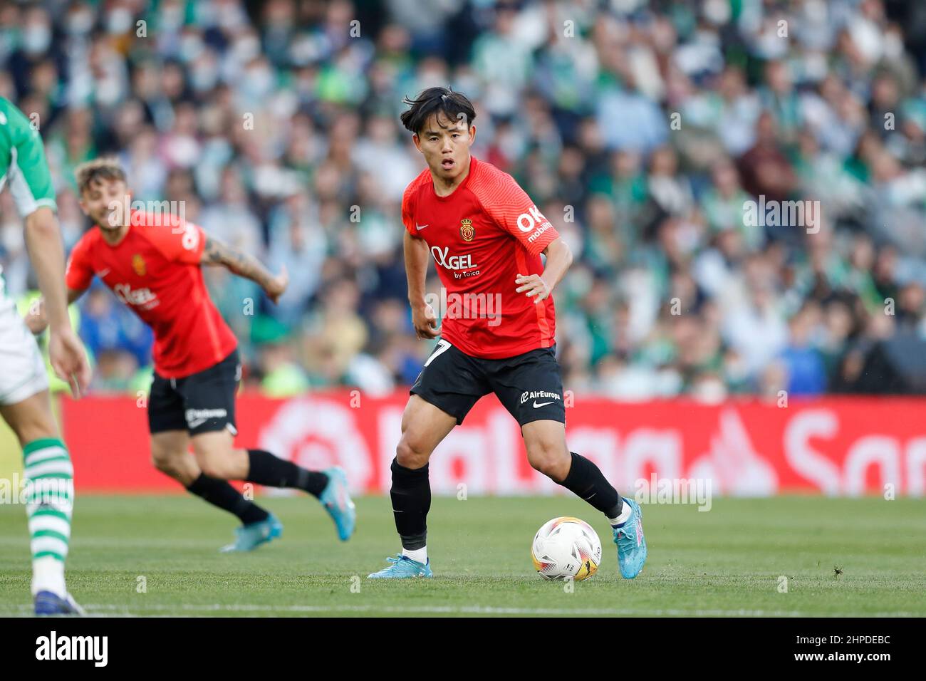 Sevilla, Spain. 20th Feb, 2022. Takefusa Kubo (Mallorca) Football/Soccer : Spanish "La Liga ...