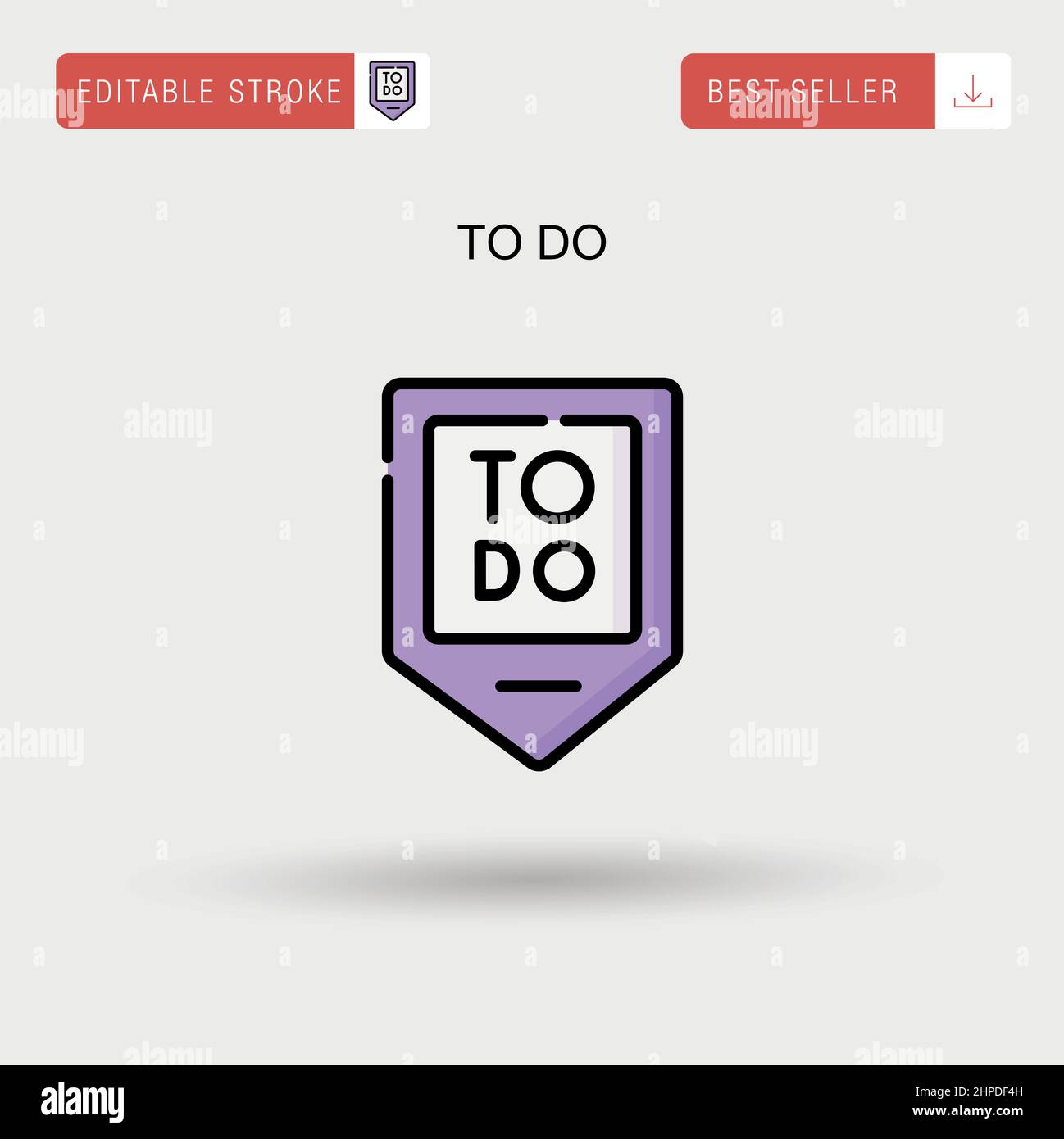 To do Simple vector icon Stock Vector Image & Art - Alamy