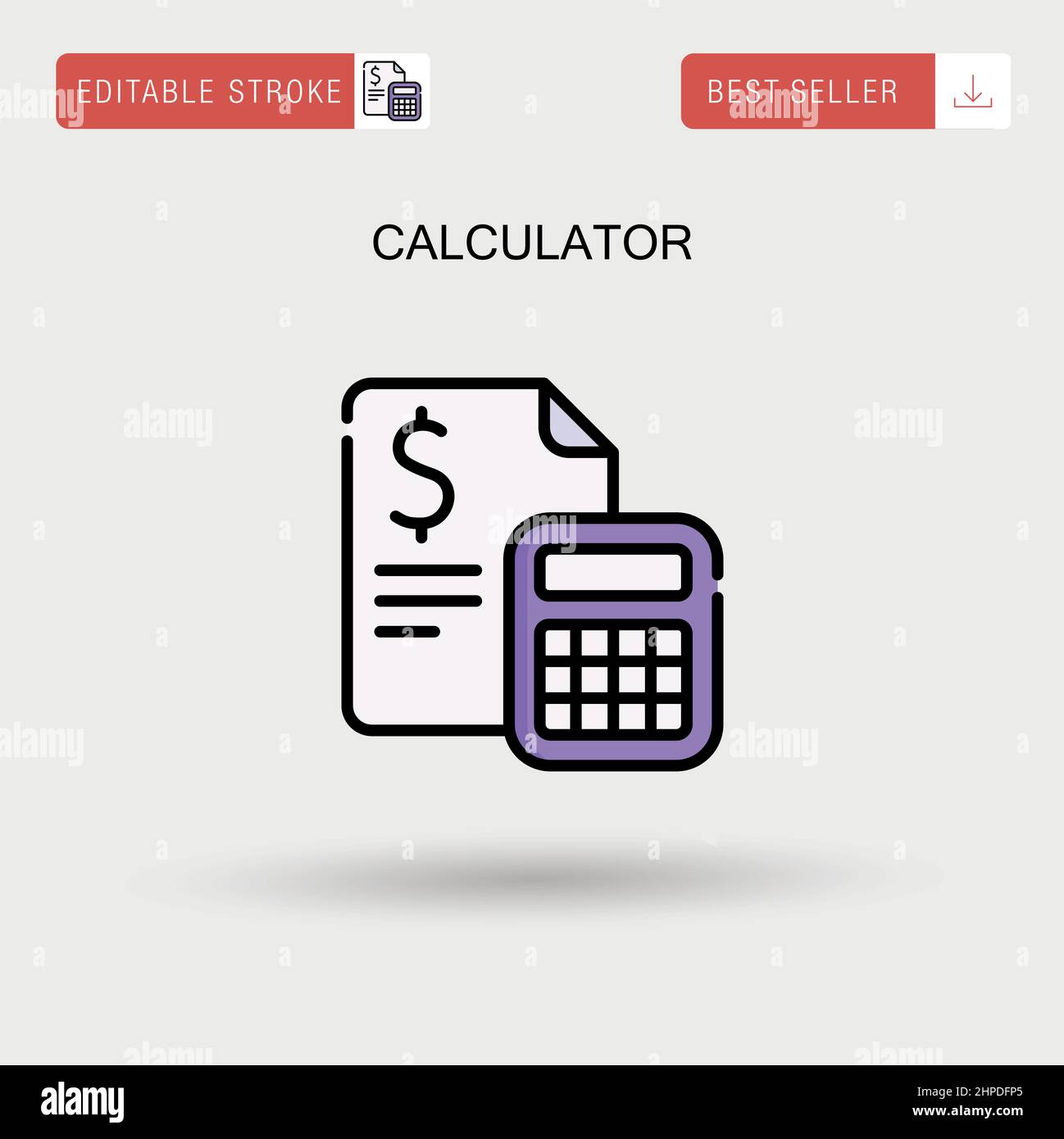 Finance calculator Stock Vector Images - Alamy