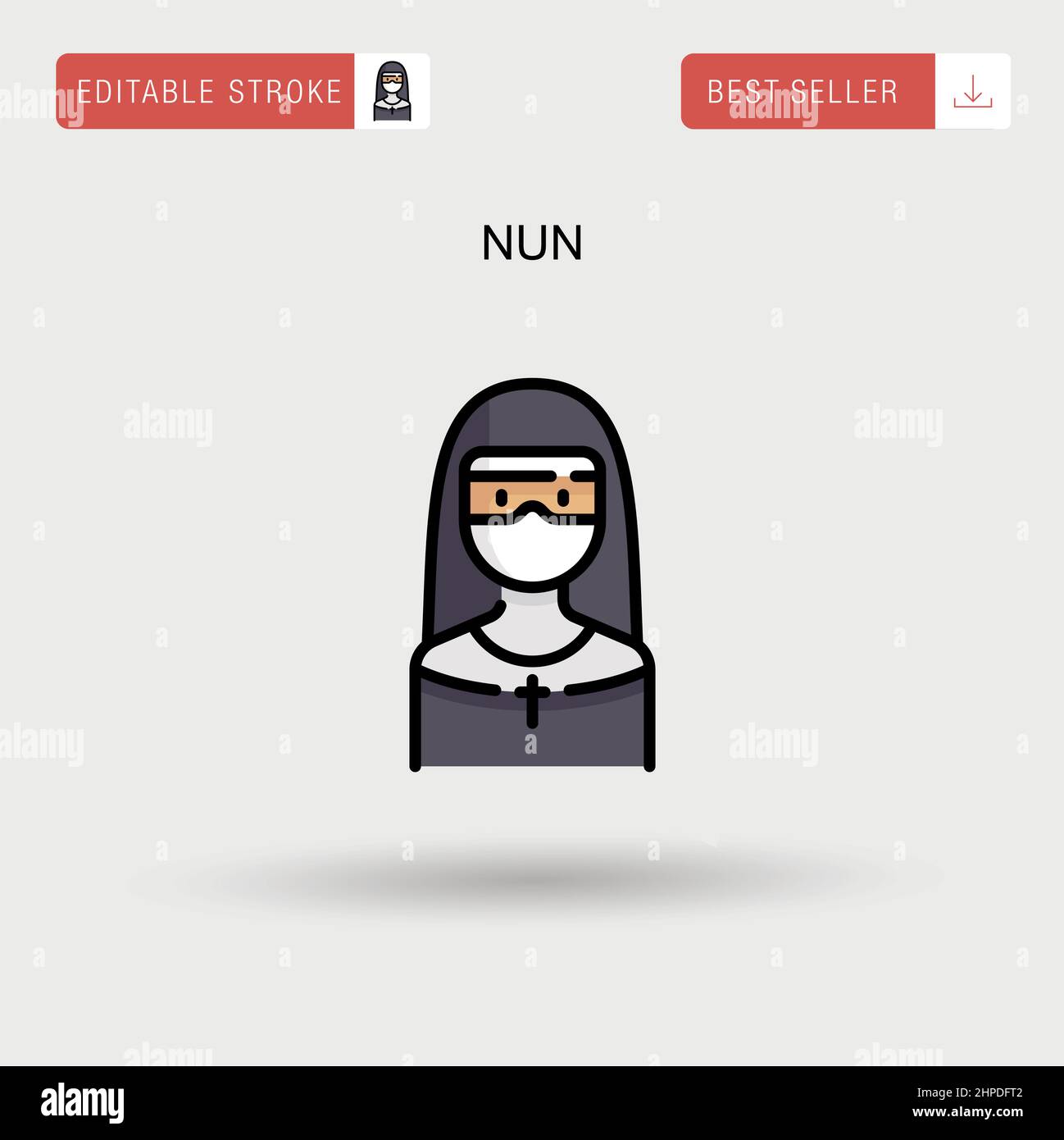 Young orthodox catholic church prayer Stock Vector Images - Alamy