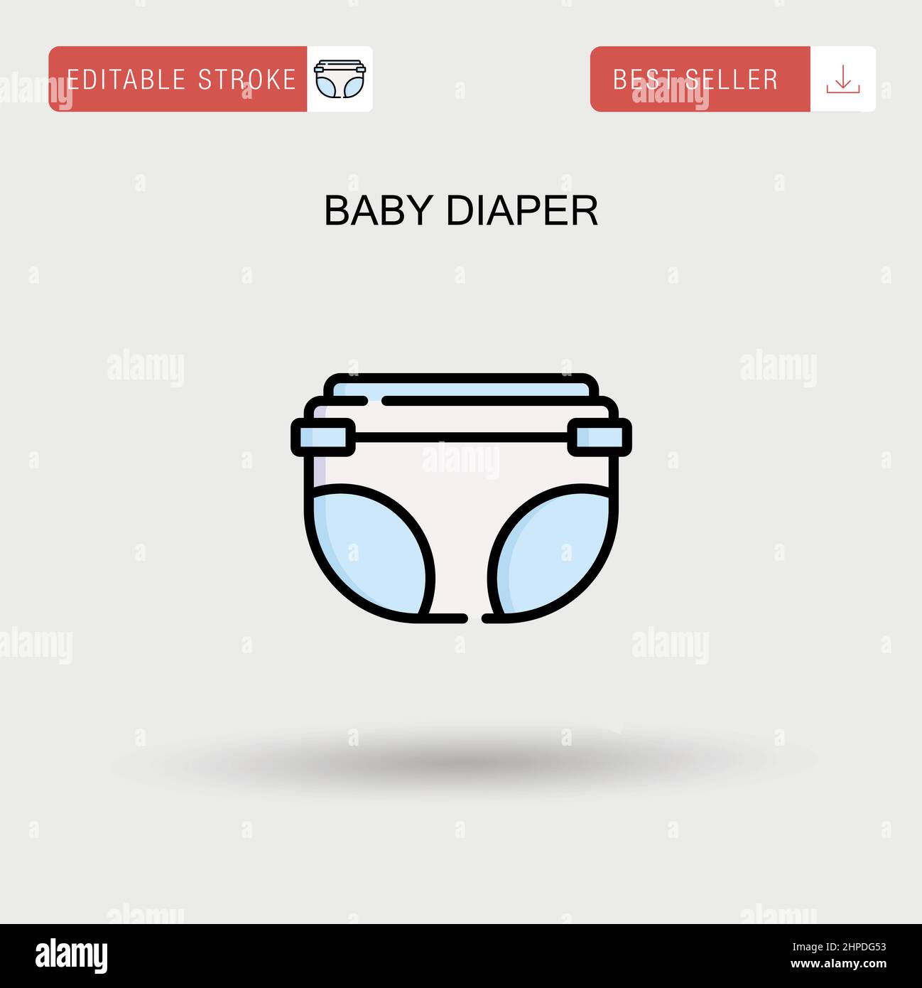 Diaper boy Stock Vector Images - Alamy