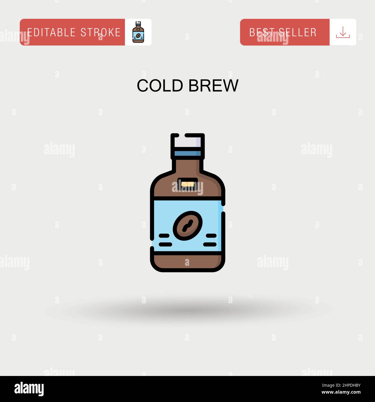 Cold brew Simple vector icon Stock Vector Image & Art - Alamy