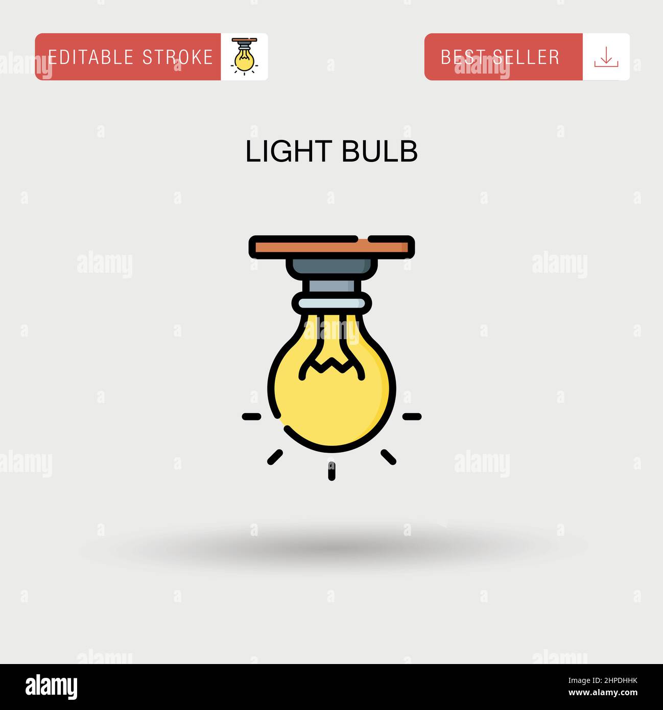 Lightbulb font hi-res stock photography and images - Alamy