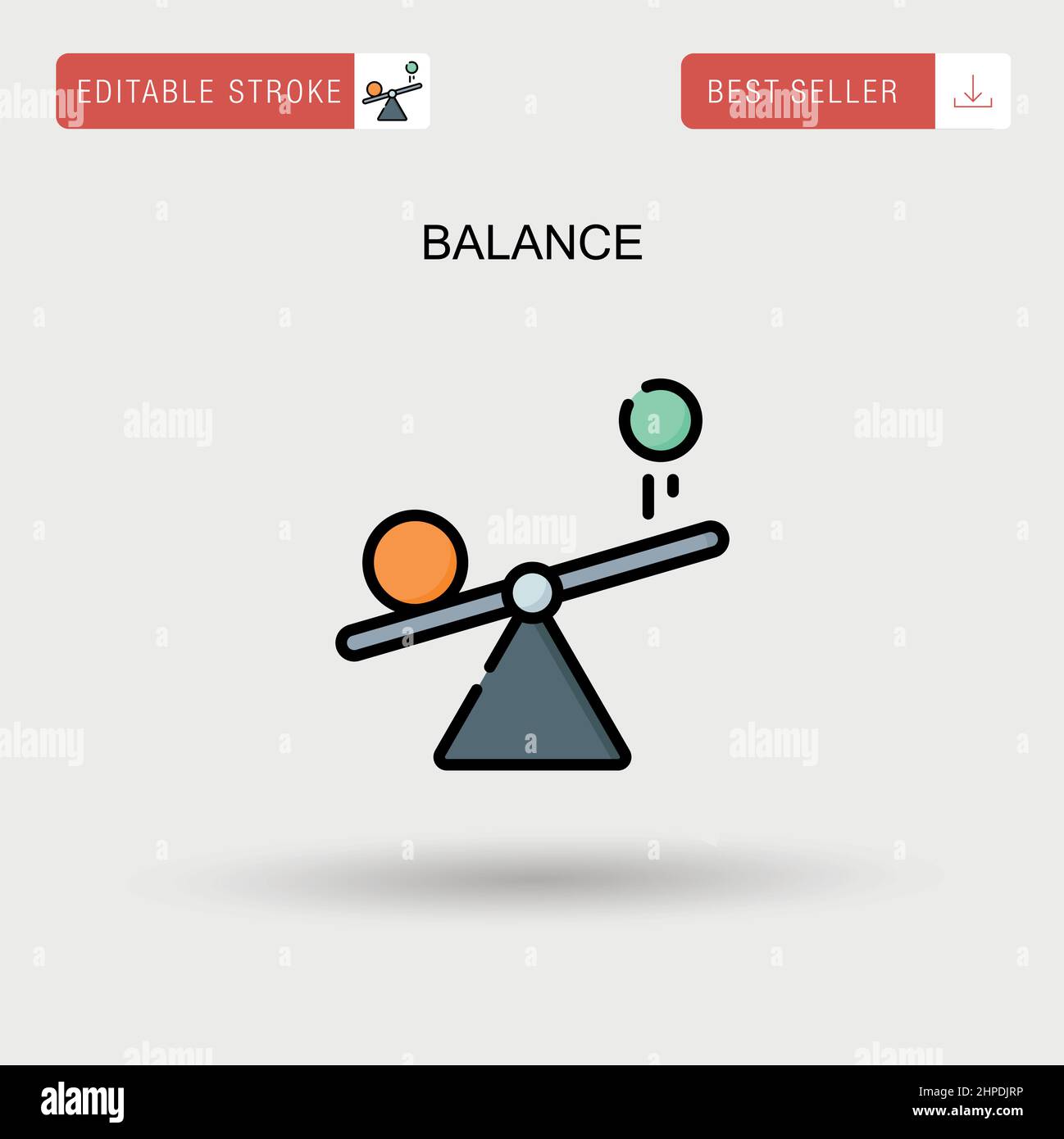 Balance Simple vector icon Stock Vector Image & Art - Alamy