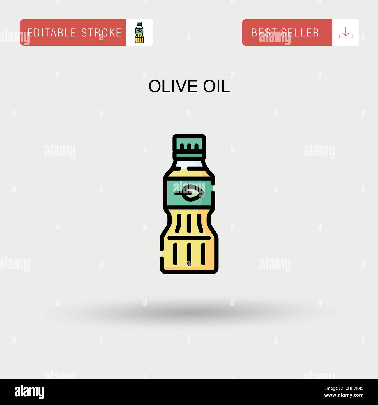 Olive oil Simple vector icon Stock Vector Image & Art - Alamy