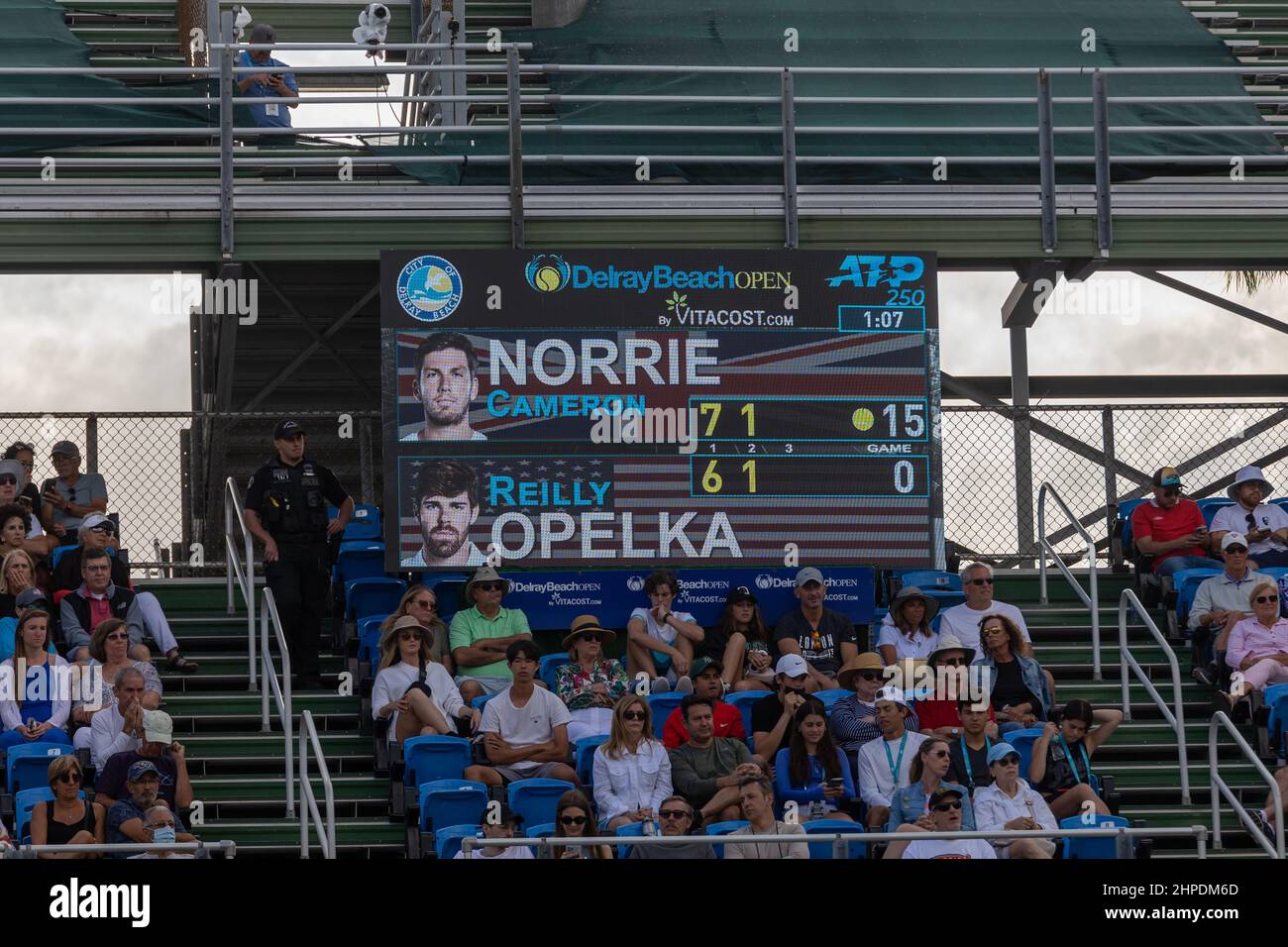 Singles Final: Cameron Norrie (GBR) vs Reilly Opelka (USA) during ATP ...