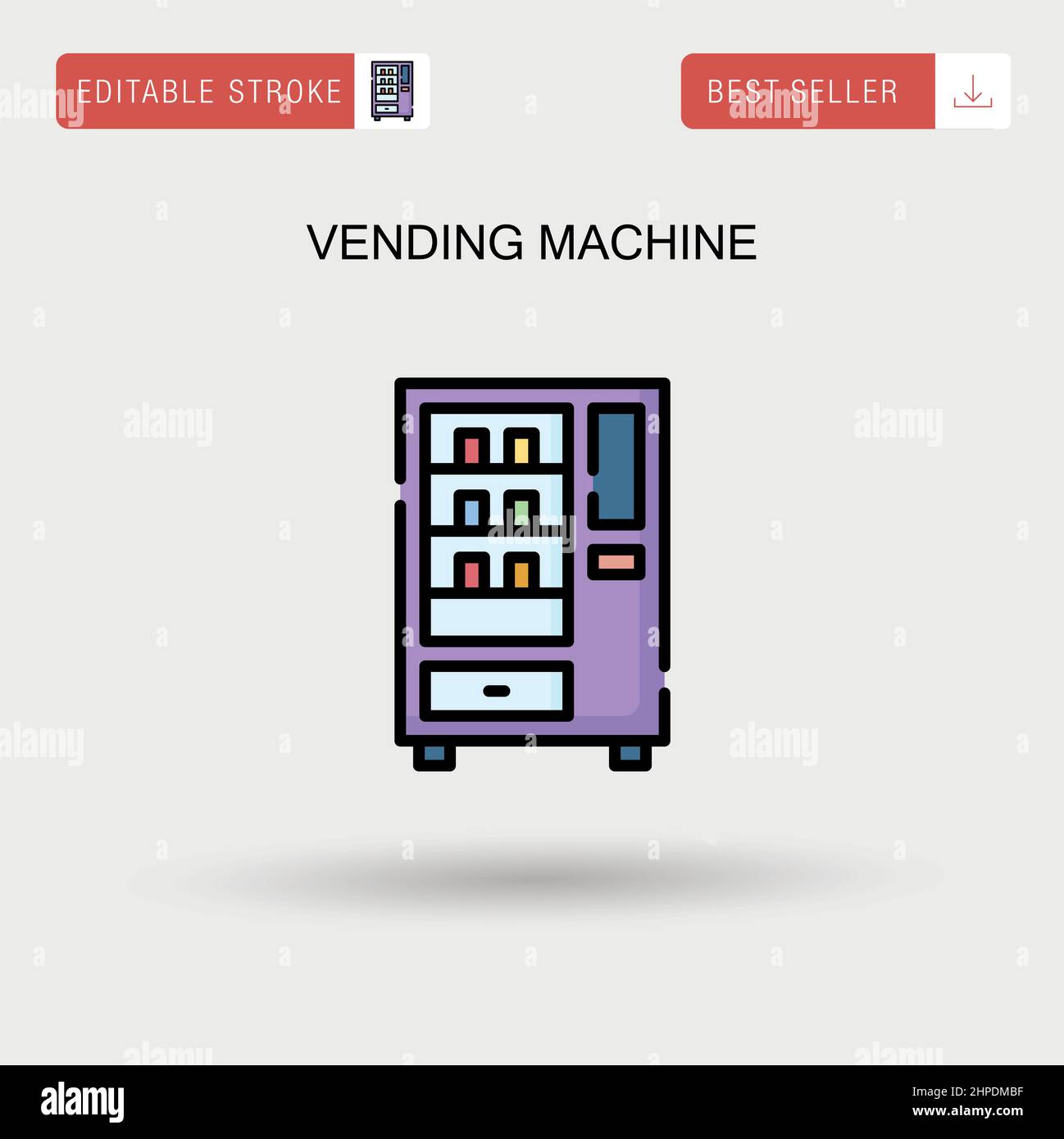 Vending machine Simple vector icon Stock Vector Image & Art - Alamy