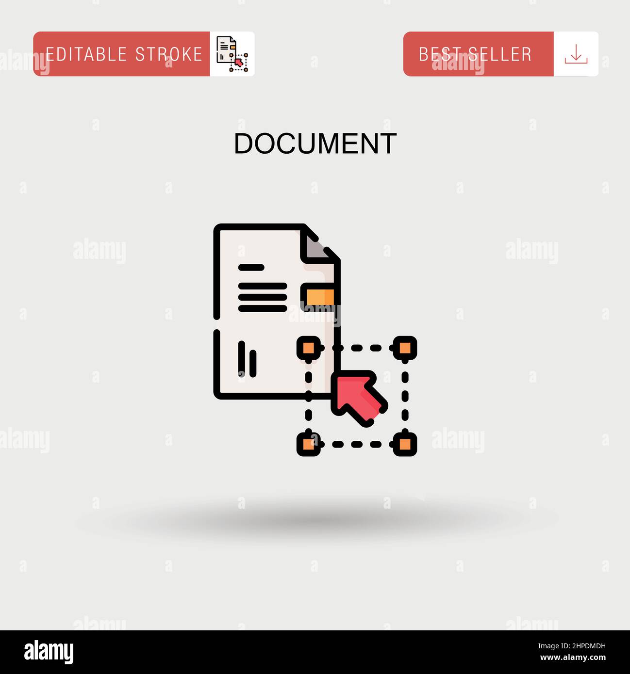 Document Simple vector icon Stock Vector Image & Art - Alamy