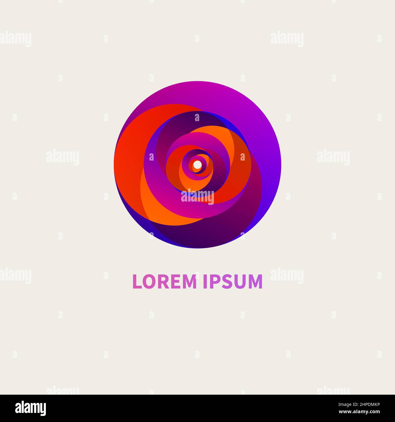 Creative round logo Stock Vector Image & Art - Alamy