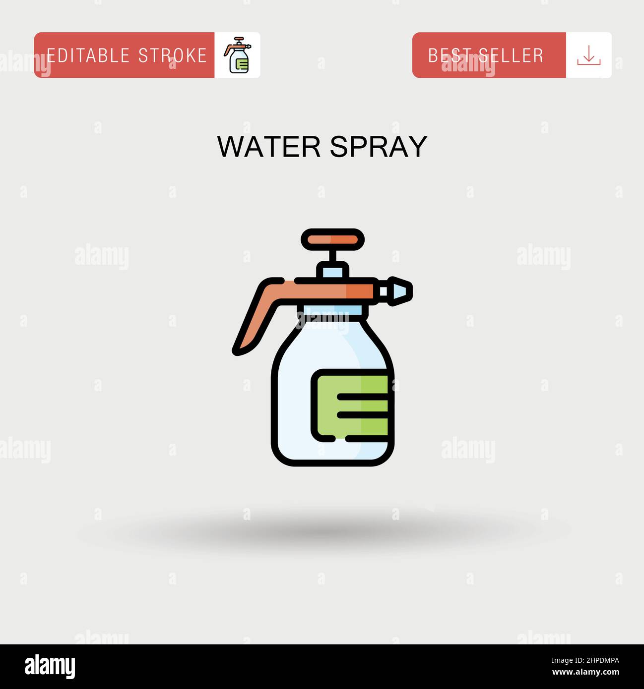 Water spray Simple vector icon Stock Vector Image & Art - Alamy