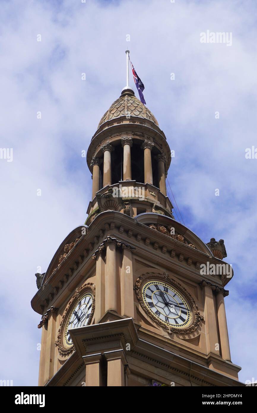 Old sydney clock tower hi-res stock photography and images - Alamy
