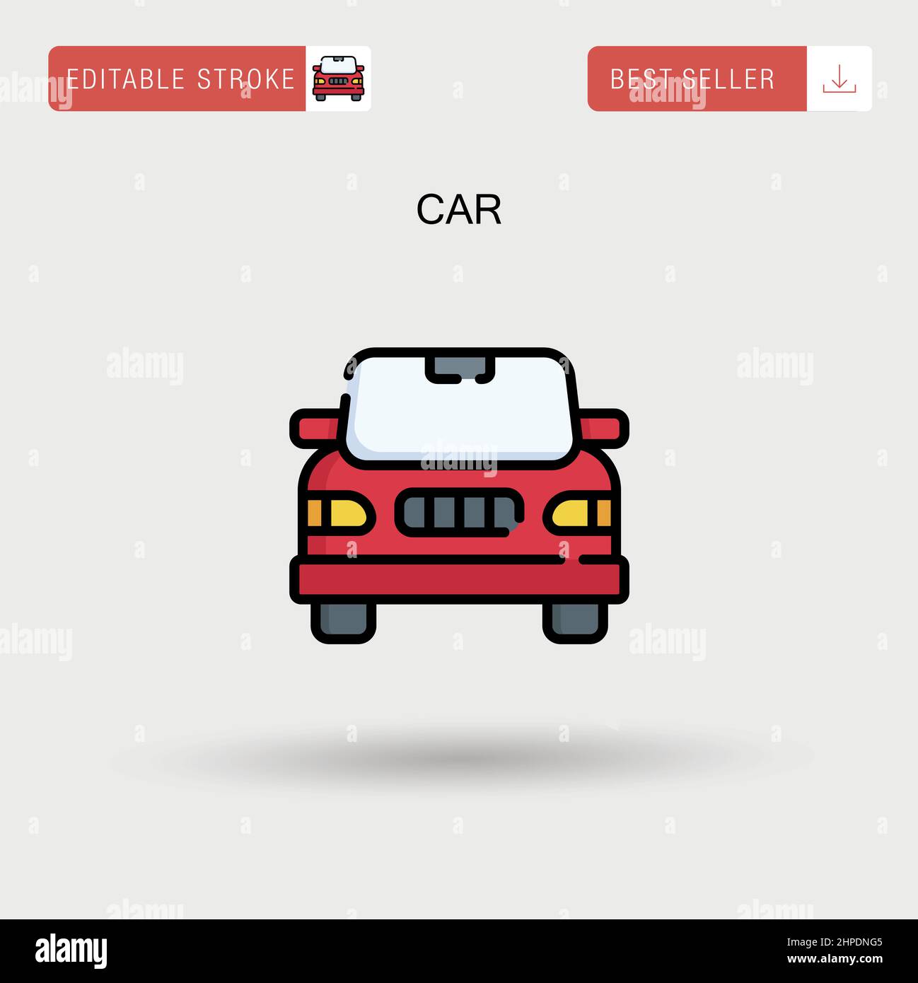 Shiny car detail Stock Vector Images - Alamy