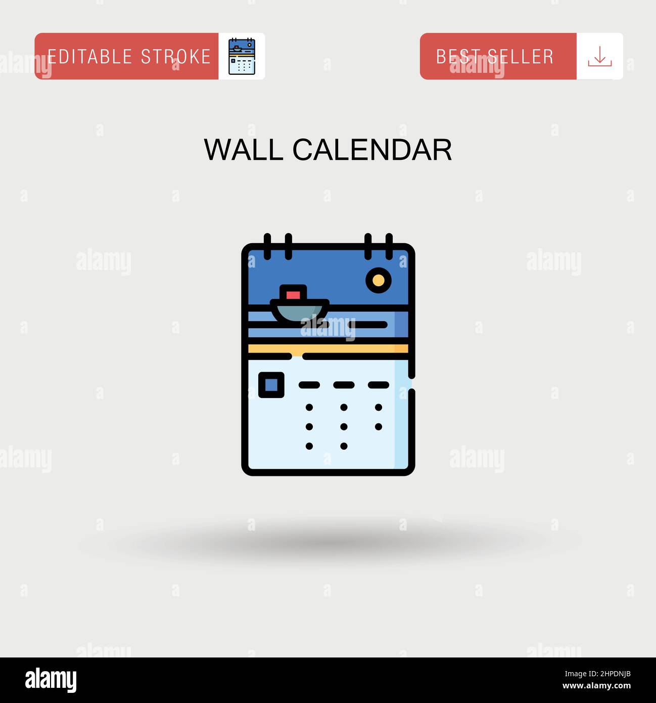 Desk calendar 2022 Stock Vector Images - Alamy