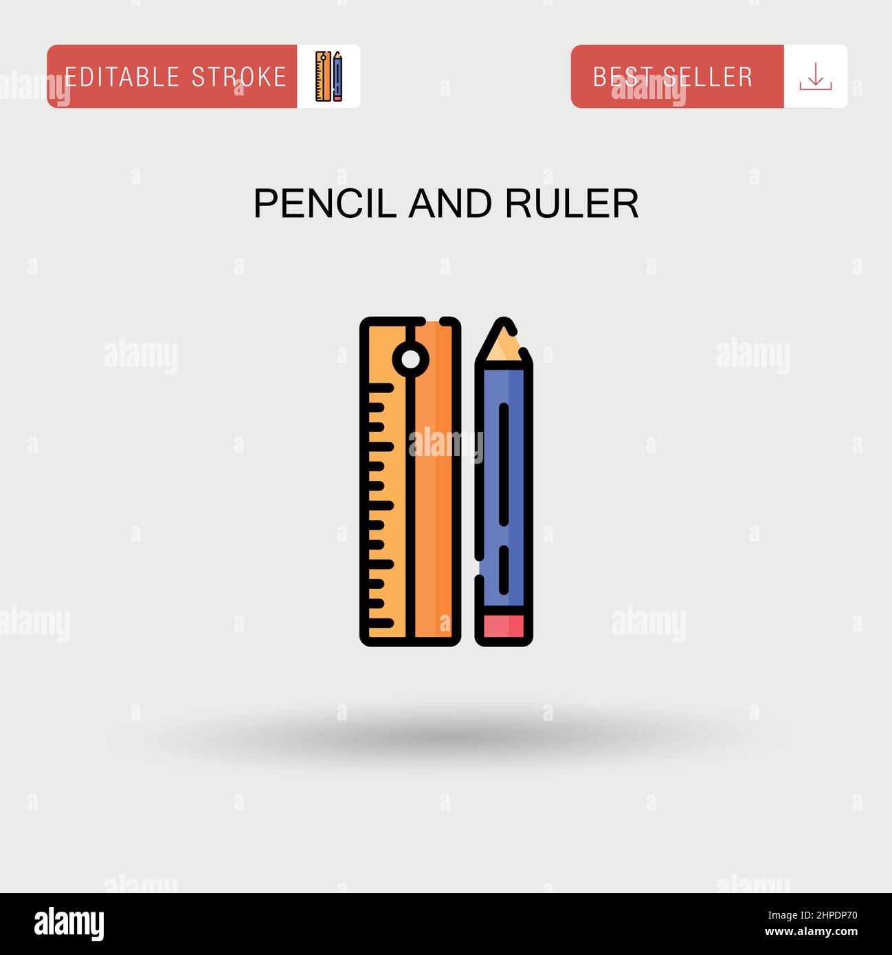 Ruler simple design Stock Vector Images - Alamy