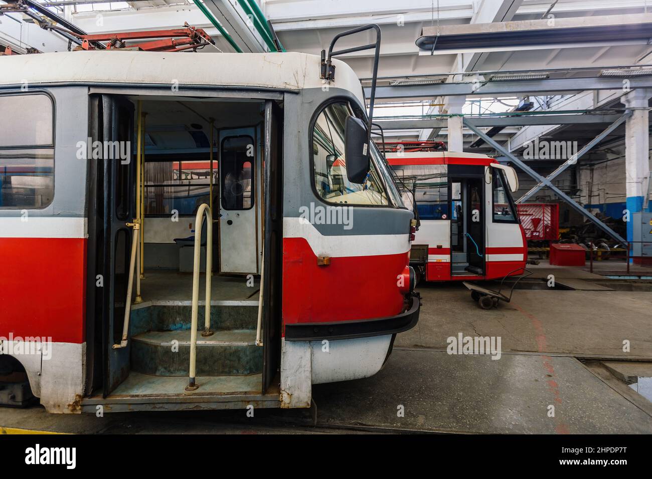 Tramway maintenance workshop hi-res stock photography and images - Alamy