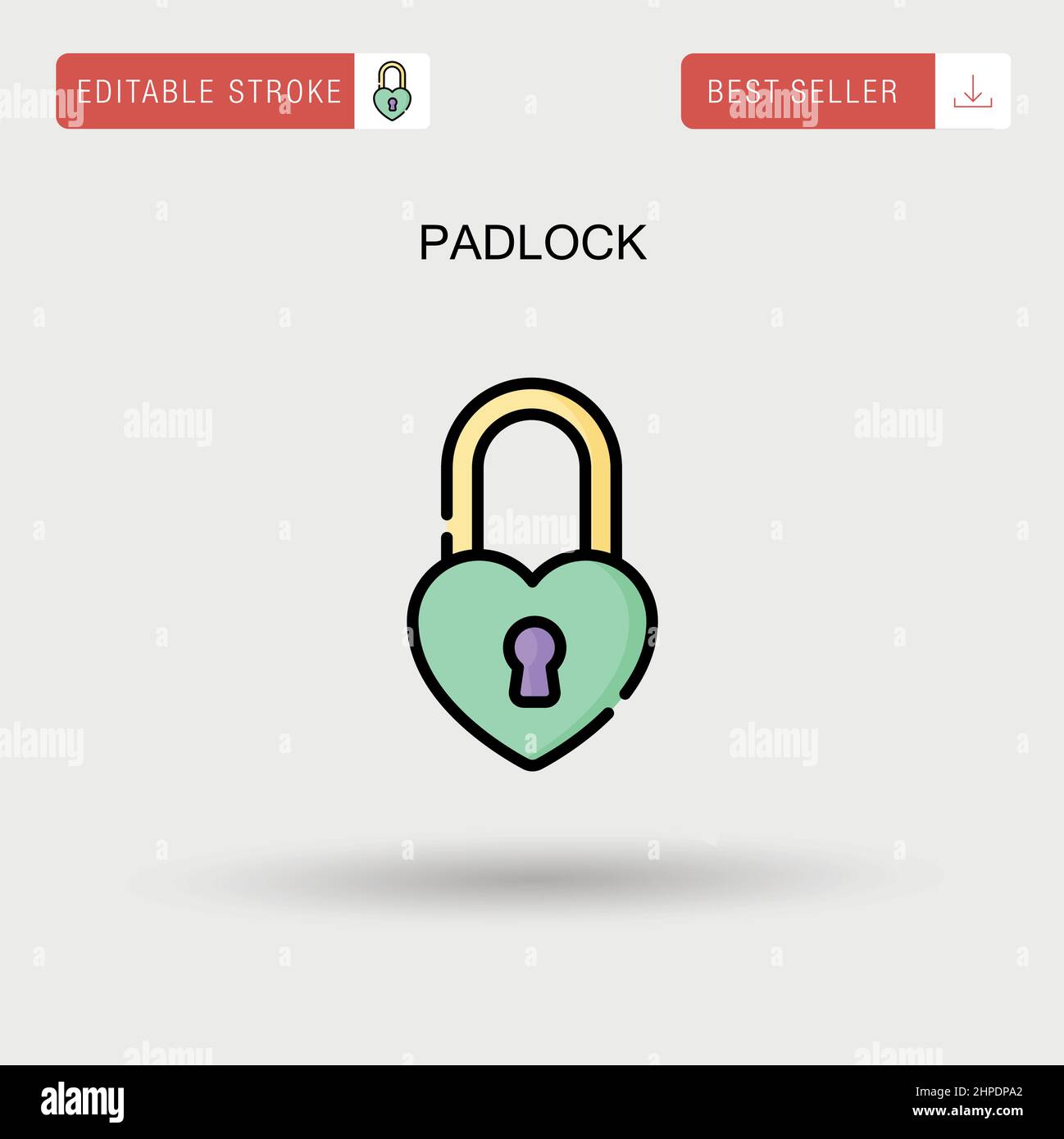 3d padlock icon hi-res stock photography and images - Alamy