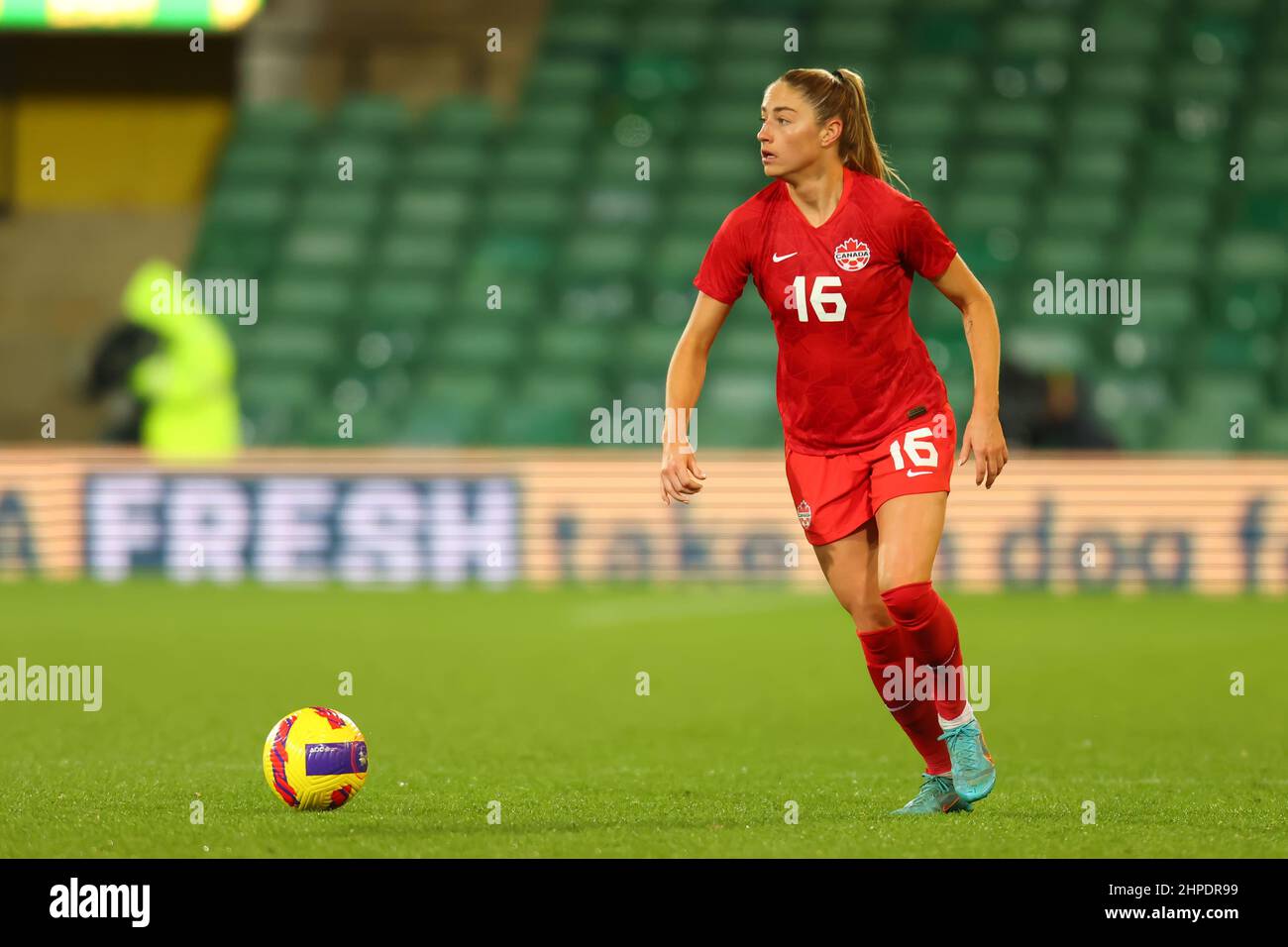 Norwich, Norfolk, England; 20th February 2022 ; Carrow Road, Norwich ...