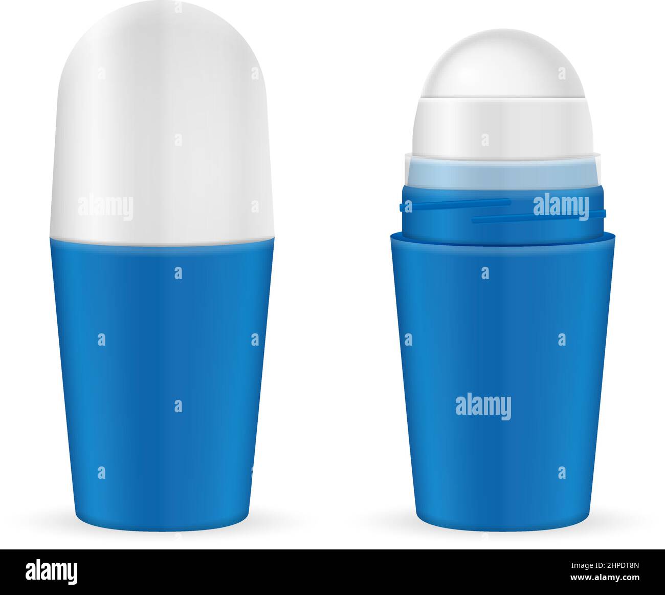 Roll-on deodorant set on a white background. Vector illustration Stock ...