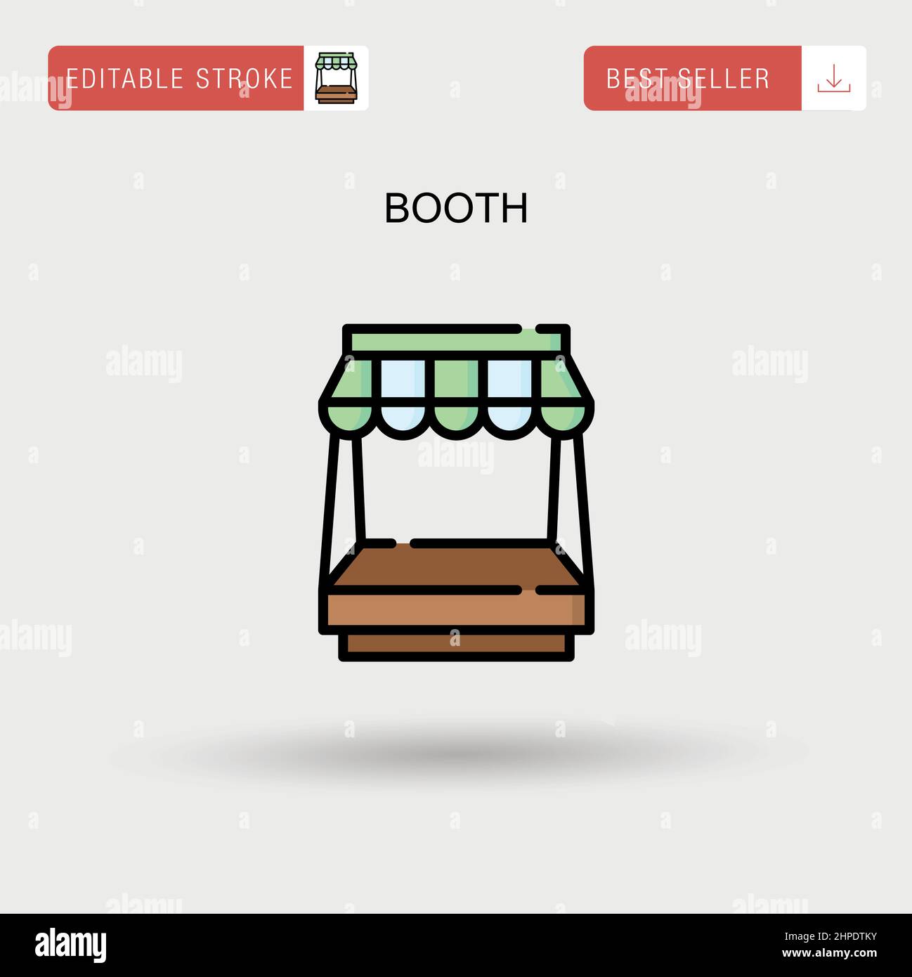 Booth design template Stock Vector Images - Alamy