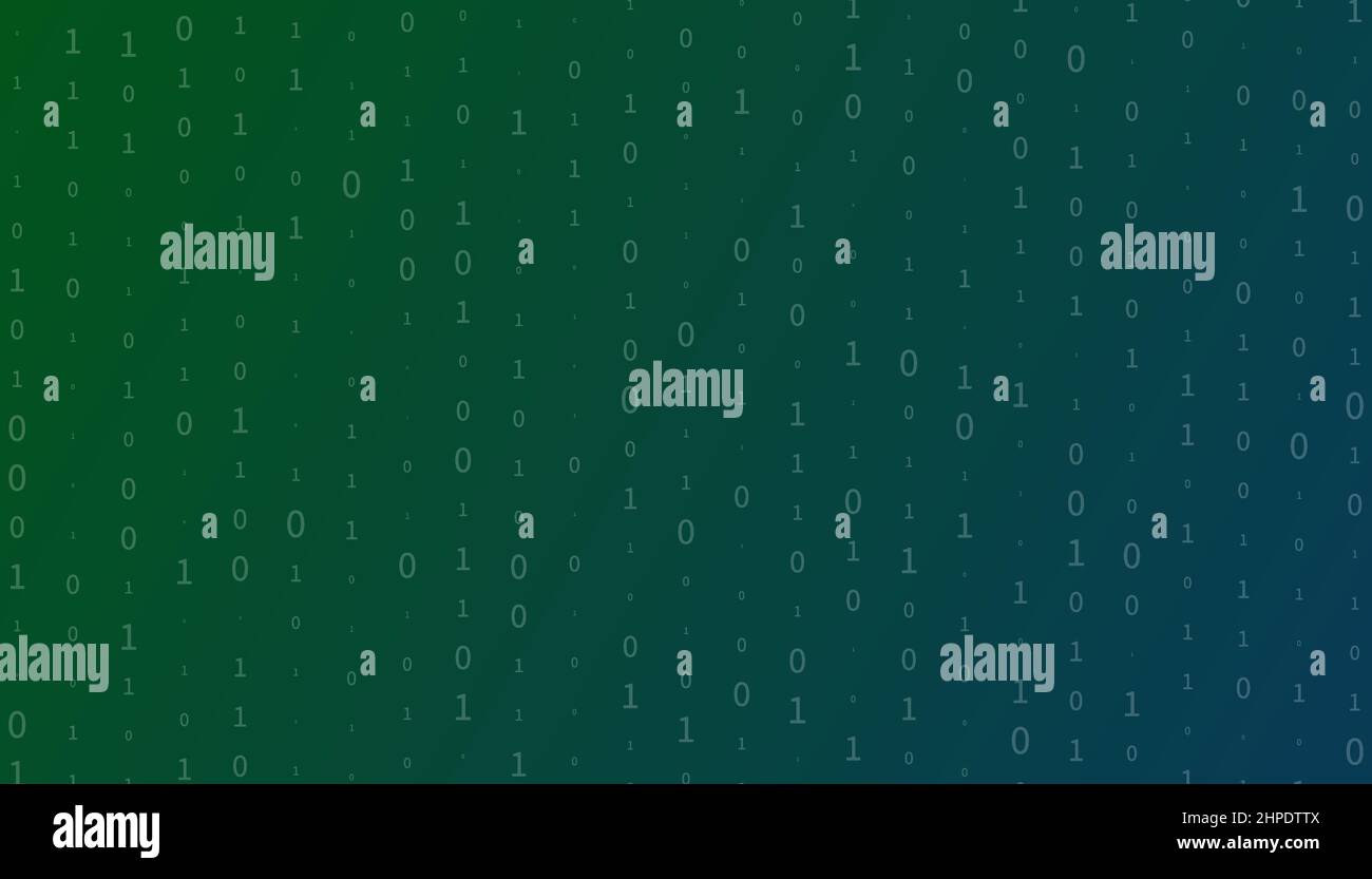 Data background with one and zero Stock Vector Image & Art - Alamy
