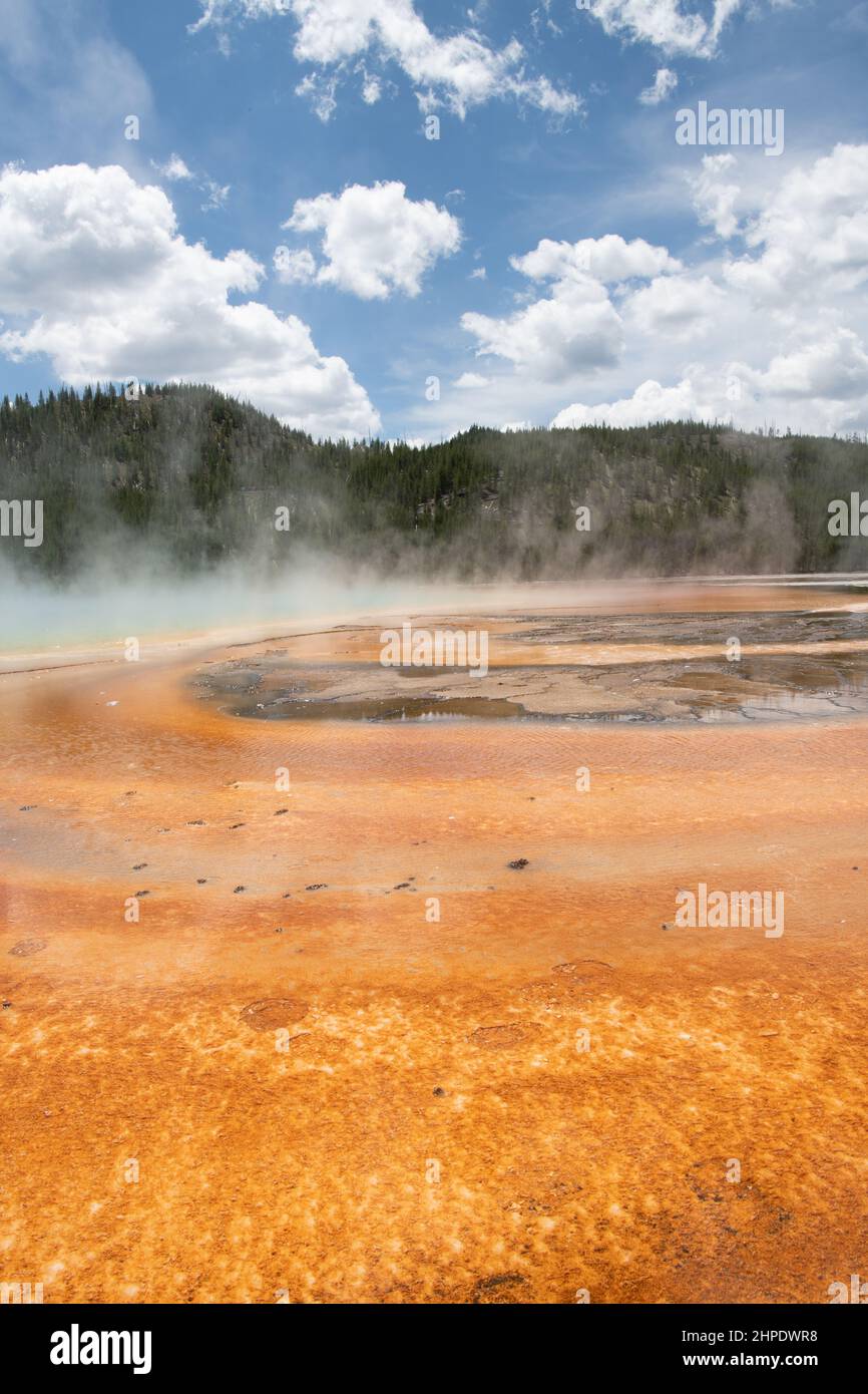 Amazing Yellowstone Color Stock Photo - Alamy