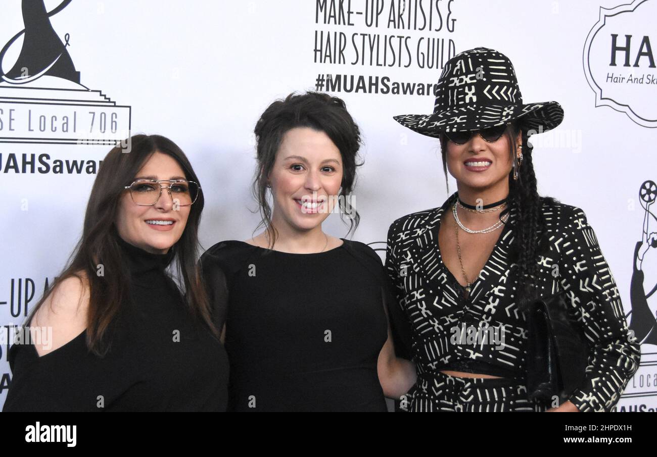Beverly Hills, California, USA 19th February 2022 Darcy Gilmore, Ashlyn ...