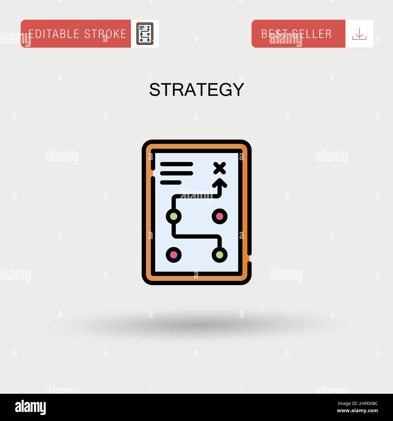 Strategy Simple vector icon Stock Vector Image & Art - Alamy